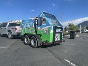 Trash Can Cleaning Trailers For Sale | Garbage Can Cleaning