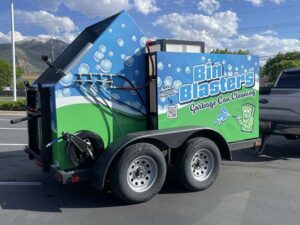 Trash Can Cleaning Trailers For Sale | Garbage Can Cleaning