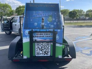 Trash Can Cleaning Trailers For Sale | Garbage Can Cleaning