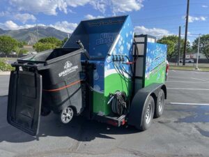 Trash Can Cleaning Trailers For Sale | Garbage Can Cleaning