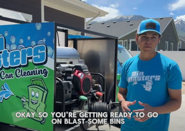 Trash Can Cleaning Trailers For Sale | Garbage Can Cleaning