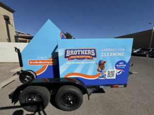 Trash Can Cleaning Trailers For Sale | Garbage Can Cleaning