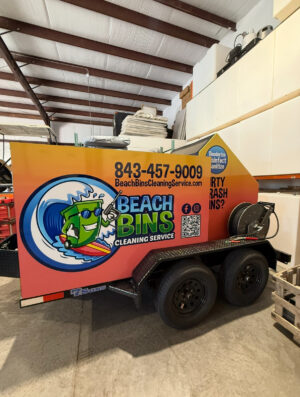 Trash Can Cleaning Trailers For Sale | Garbage Can Cleaning