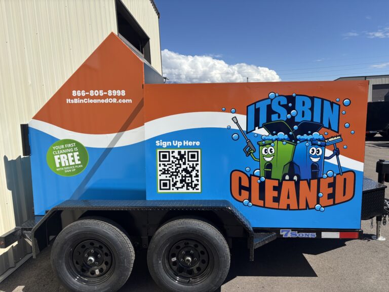 Trash Can Cleaning Trailers For Sale | Garbage Can Cleaning