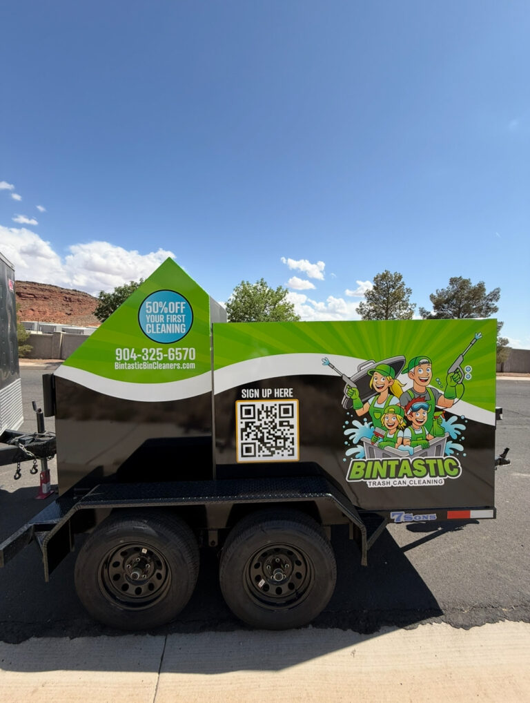 Trash Can Cleaning Trailers For Sale | Garbage Can Cleaning